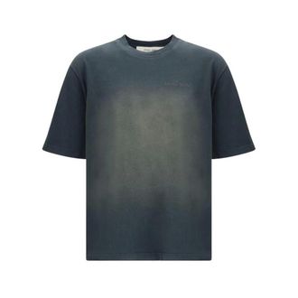 Golden Goose Homme, Tops, Vert, Taille: S T-shirt ras du cou en coton