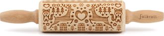 Folkroll 3D-Motiv-Teigrolle 23 cm Polare Weihnacht