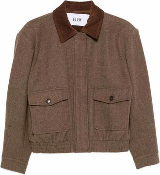 Eleh Veste Casual - Marron
