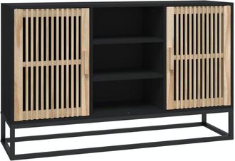 vidaXL Sideboard Schwarz 105x30x65 cm Holzwerkstoff - Vidaxl