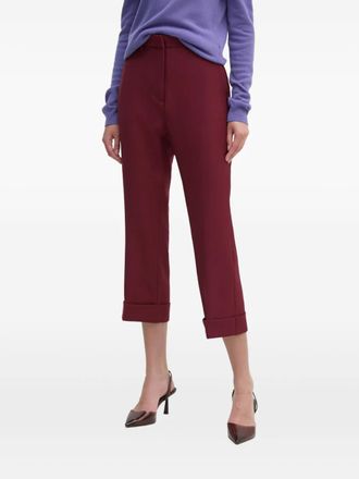 DKNY pantalon &agrave; chevilles resserr&eacute;es - Rouge