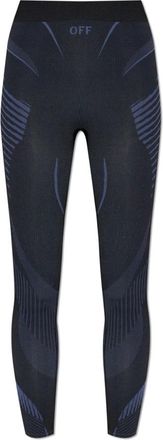 Off-white Femme, Pantalons, Bleu, Taille: 40/42 FR Leggings dentra&icirc;nement