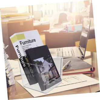 Lurrose Transparente Kleine Aufbewahrungsbox für Bücher und Raz Vielseitiger Organizer für Wohnzimmer und Schlafzimmer Praktischer Stauraum für Kosmetik und S