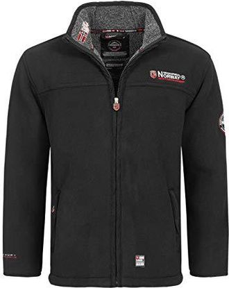 Geographical Norway Herren Fleecejacke Modell 11 Black - Dark-grey XL