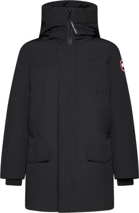 Canada Goose Homme, Vestes, Noir, Taille: XL Manteau rembourr&eacute; &agrave; capuche avec poches