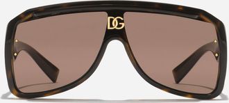 Dolce & Gabbana Dg Crossed Sunglasses - Frau Neuheiten Havana Acetat Onesize