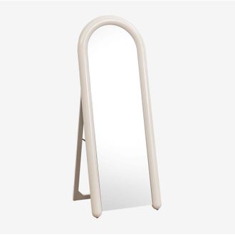 Sklum Standspiegel 60x160 cm aus MDF Nurevi Beige Tapioca