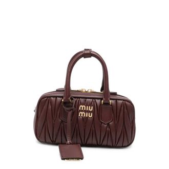 Miu Miu Mini Leather Tote Bag
