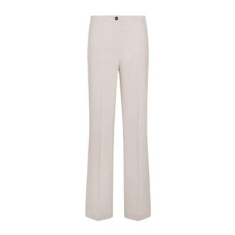 Seventy Femme, Pantalons, Blanc, Taille: 40 FR Wide Pantalons