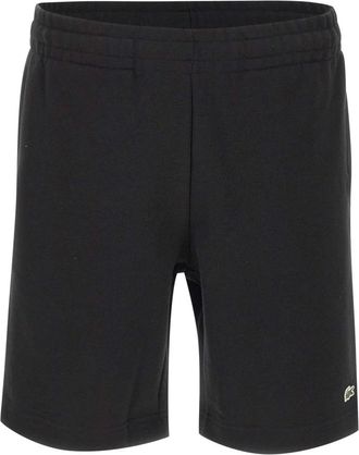 Lacoste Homme, Shorts, Noir, Taille: L Regular Fit Fleece Shorts