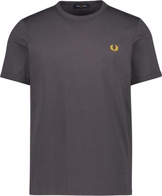Fred Perry Herren T-Shirt grau Baumwolle