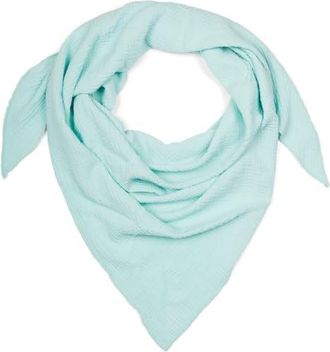 styleBREAKER foulard triangle en mousseline pour femme en 100% coton | foulard uni doux et léger pour femme | écharpe stylée pour toutes les saisons - Fabriqué en 