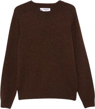 Sebago Homme, Pulls, Brun, Taille: S Pulls &agrave; col rond