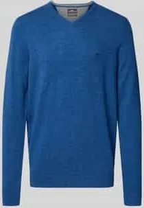 Fynch-Hatton Regular Fit Strickpullover aus Baumwoll-Mix mit Kaschmir-Anteil