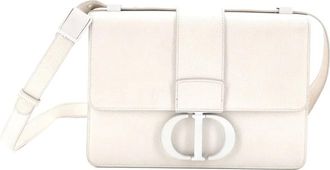 Dior 30 Montaigne Flap Bag Leather shoulder bag - Nude