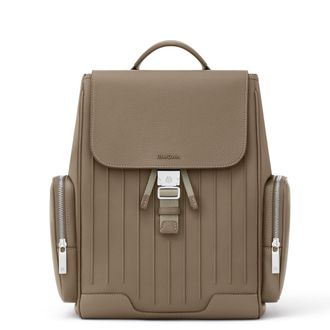 Rimowa Never Still - Leder Rucksack Small mit Magnetverschluss in Mocha Braun