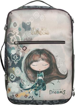 Anekke Rucksack Freizeitrucksack mit Laptopfach Real Travel Backpack Multicolor mehrfarbig