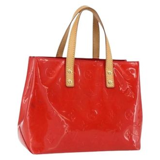 Louis Vuitton Sac &agrave; main vintage en cuir verni Pre-owned - Femme - Pre-owned - Rouge - Taille: ONE Size