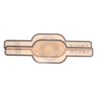 Valiclud 2st&uuml;cke Brotmatte F&uuml;r Backofen Geb&auml;ckmatte Wiederverwendbares Backblech Teigplatte Sauerteig-g&auml;rmatte Backzubeh&ouml;r Rutschfestes Kochwerkzeug Teigmatte 