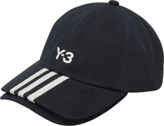 adidas unisex, Accessoires, Noir, Taille: M Casquette &agrave; Rayures Noire Double Visi&egrave;re