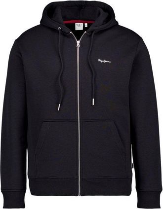 Pepe Jeans London Herren Sweatjacke schwarz unifarben