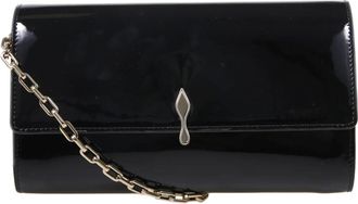 Christian Louboutin Portefeuille sur cha&icirc;ne Bettina - Femme - Sacs - Noir - Taille: ONE Size