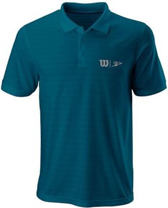 Wilson Wilson Multicolore (Bela Stripe Polo II Blue, Bleu/Corail, XXL Homme