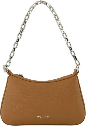 Alexander McQueen Alexander McQueen Crossbody Bags - T Bar Mini Handbag - Leather - Brown - Gr. unisize - in Braun - für Damen