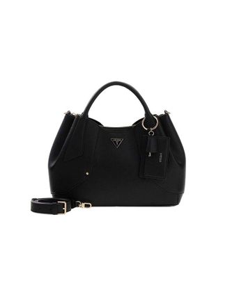 Guess Womens Satchel Bag Black Polyurethane - Satchel-Bags