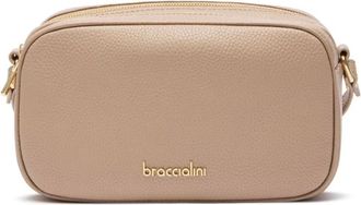 Braccialini Femme, Sacs, Beige, Taille: ONE Size Jinny Leather