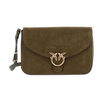 Pinko Pinko - Love Satchel Classic - Femme - Sacs - Vert - Taille: ONE Size