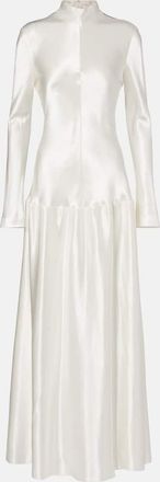 FFORME Maxikleid Mila aus Satin