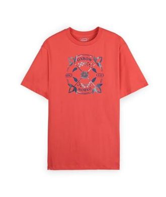 Oxbow Tee-shirt manches courtes SUNFADED Ete 2026 Manches courtes, Col rond, Motif sur lavant