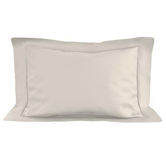 Soleil d'Ocre Taie doreiller en Coton 50x75 cm Percale &eacute;cru
