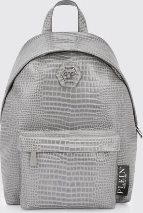 Philipp Plein Sac &agrave; Dos Homme couleur Gris