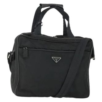 Prada Pre-owned Nylon Handtasche - - Pre-owned - Damen - Schwarzk - ONE SIZE