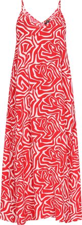 Mymo Kleid Frauen rot wei&szlig;