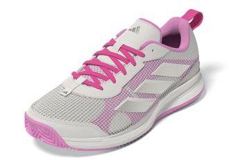 adidas Adidas Damen Avaflash Low Tennis Shoes, core White/Silver met./Lucid pink, 41 1/3 EU