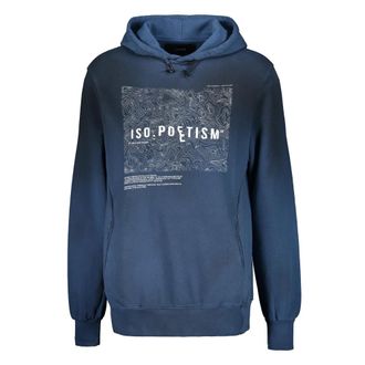 ISO.POETISM Cotton Hoodie - - Sweatshirts & Hoodies - Herren - Blau - S