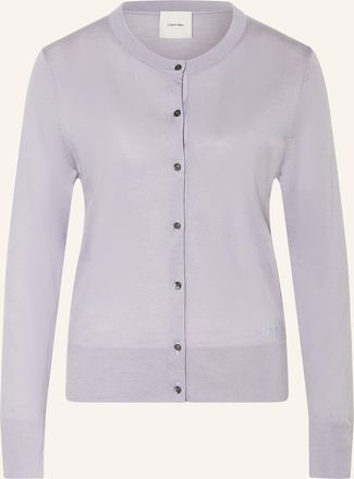 Calvin Klein Strickjacke Aus Merinowolle grau
