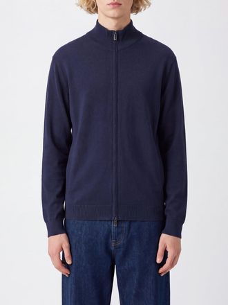 Bramani Cashmere Rollkragen-Strickjacke aus Wolle mit Rei&szlig;verschluss und Rippb&uuml;ndchen