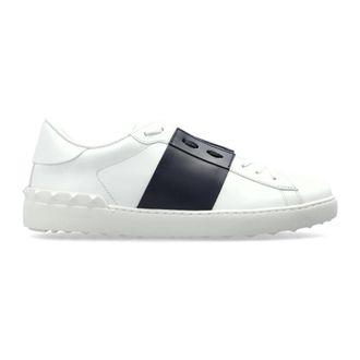 Valentino Garavani Offene Leder-Sneaker - - Shoes - Herren - Wei&szlig; - 39 EU
