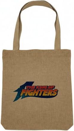 Fabulous Sac Shopping Tote Bag Aspect Lin - The King of Fighters Jeux Vid&eacute;o Retro Gaming Vintage - Sac de Courses Toile Epaisse 360g Beige Naturel Cabas Port&eacute; 