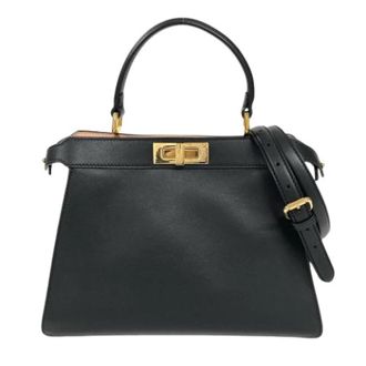 Fendi Pre-owned Vintage Leder Handtasche - - Pre-owned - Damen - Schwarzk - ONE SIZE