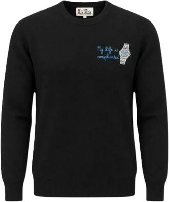 MC2 Saint Barth Heron Light Embry Life Complicated - Homme - Pulls - Noir - Taille: M