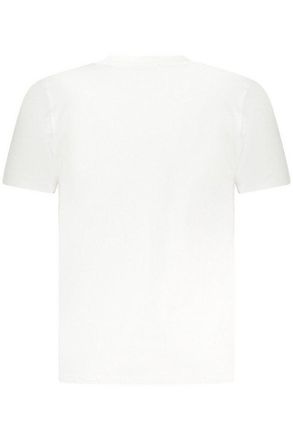Cavalli T-Shirt Stylisches Herren T-Shirt: Wei&szlig;, Rundhals mit