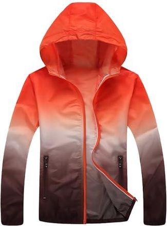 Generic Veste Running Impermeable Veste de pluie solide pour femmes, grande taille, &agrave; capuche, coupe-vent, manteau ample, imperm&eacute;able, sac de rangement &agrave; Ponc