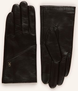 Tommy Hilfiger Lederhandschuhe braun