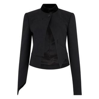 Moschino Damen, Jacken, Schwarzk, LGr&ouml;&szlig;e