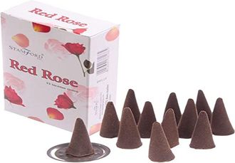 Puckator Stamford R&auml;ucherkegel - Rote Rose 37168